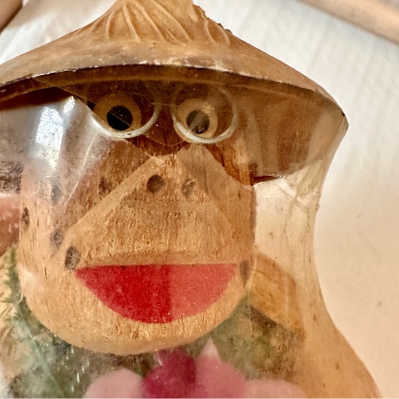 Vintage | Accents | Vintage Tiki Monkey From Monkey Pod Tree Shops ...